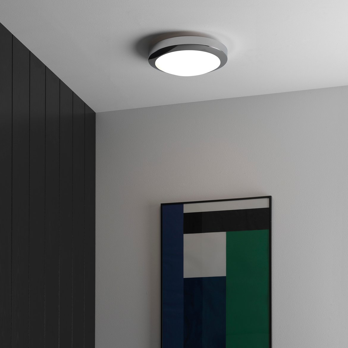 Dakota 300 Ceiling Light, Polished Chrome | Astro