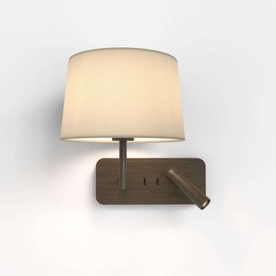Fuse 3 Reading Light, Bronze | Astro
